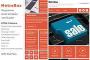 MetroBox - Responsive Email template, an Email Template by QuickArtisan