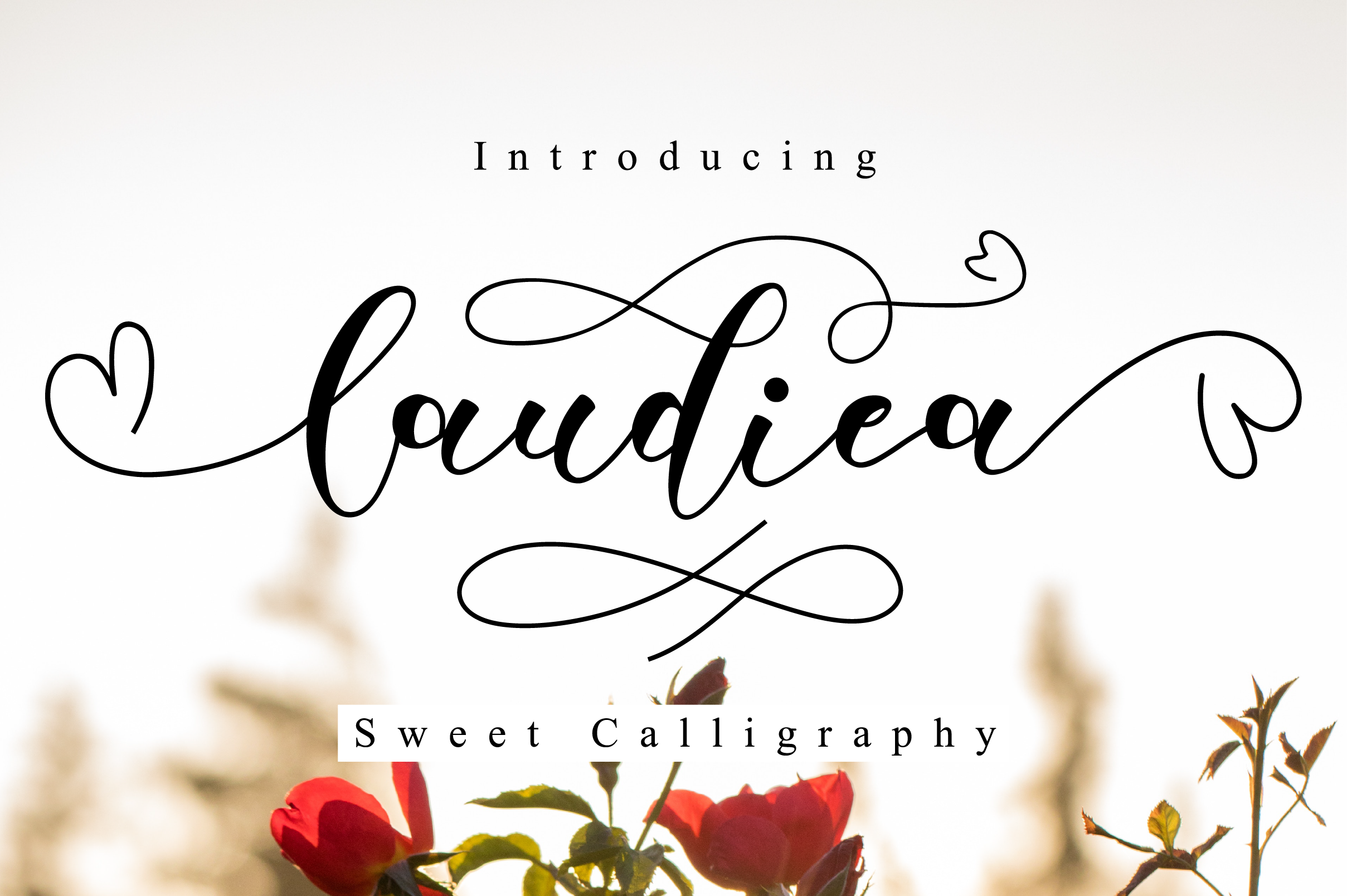 Laudiea // Lovely Script Font, a Script Font by Nissa Studio