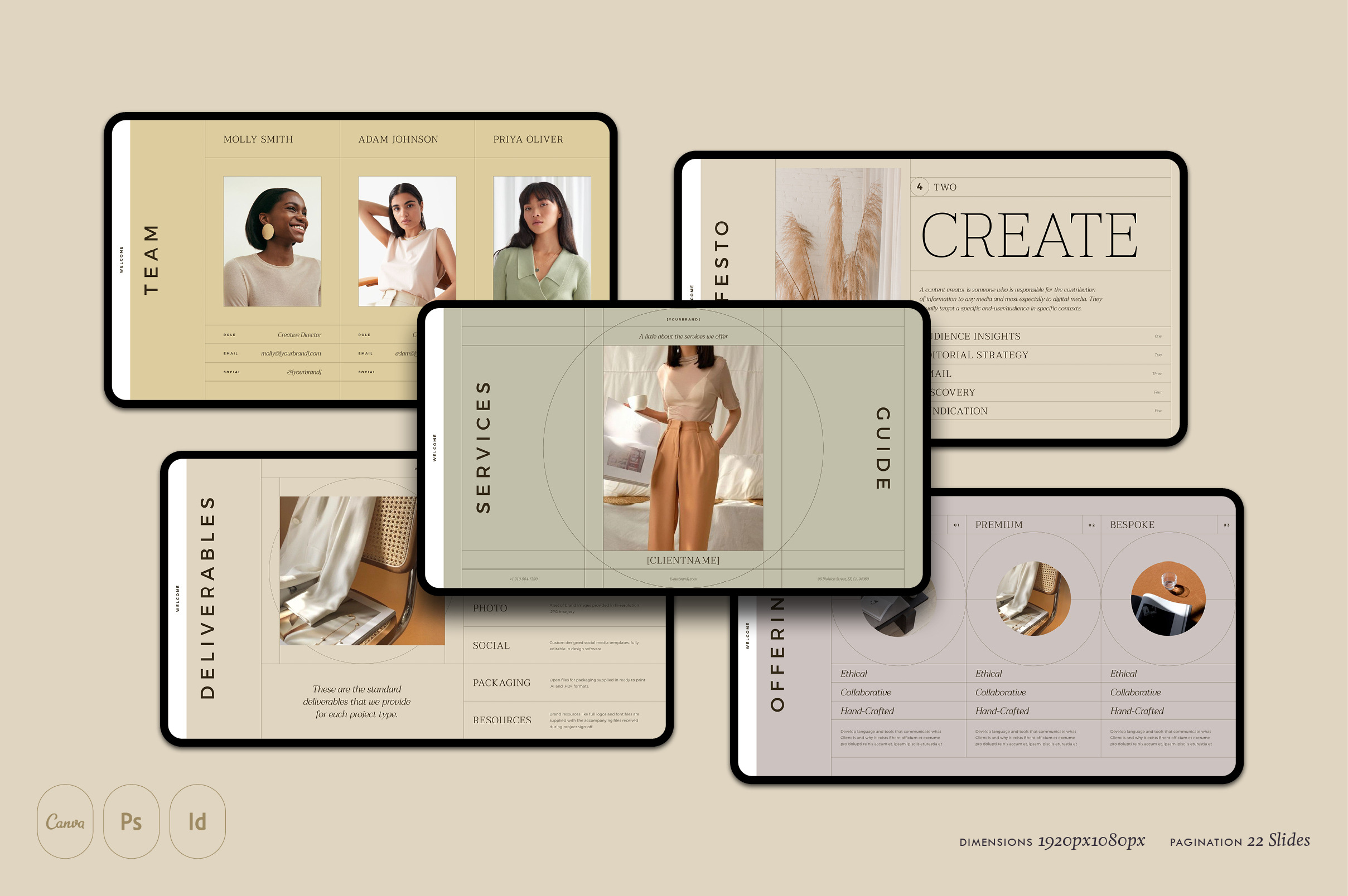 Collective Services Guide, a Presentation Template by Studio Standard