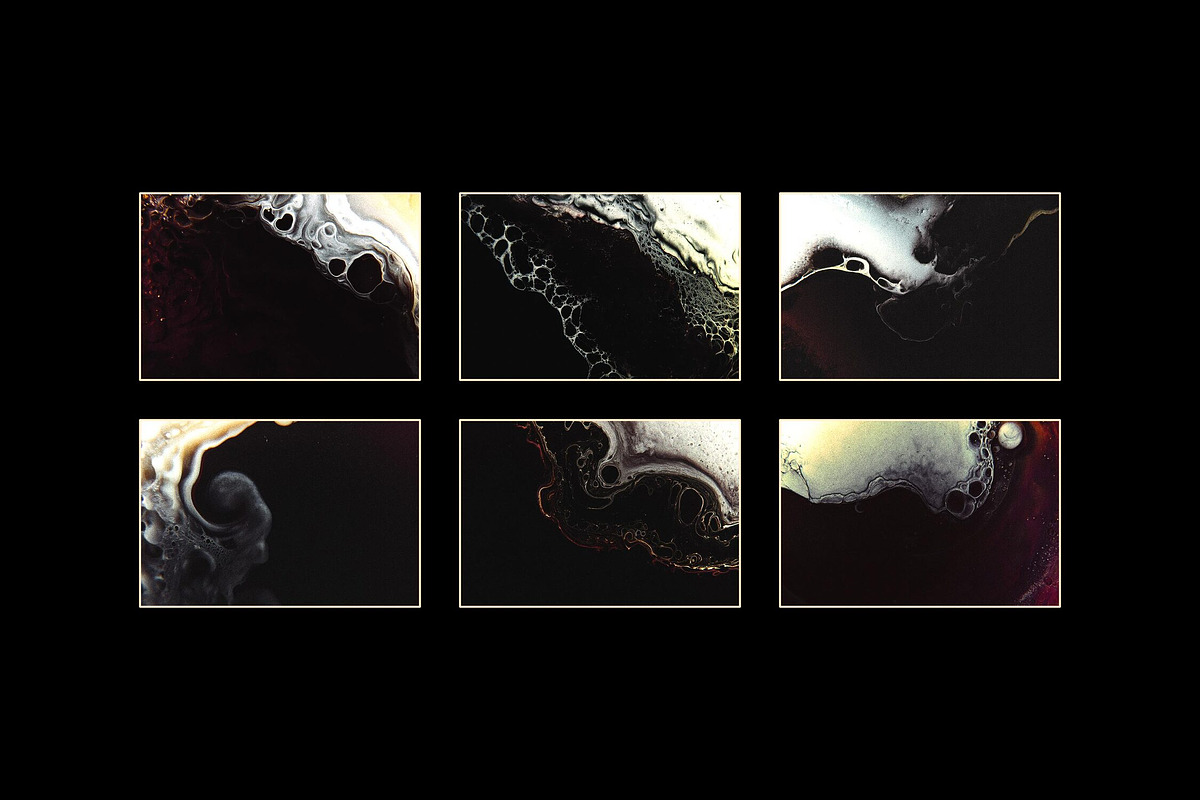 Dark Mood Liquid Textures, a Texture Graphic by Design Squad