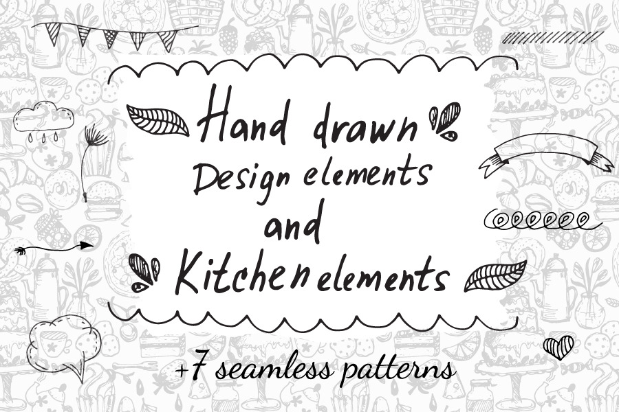 Hand drawn elements, an Object Graphic by UVAconcept