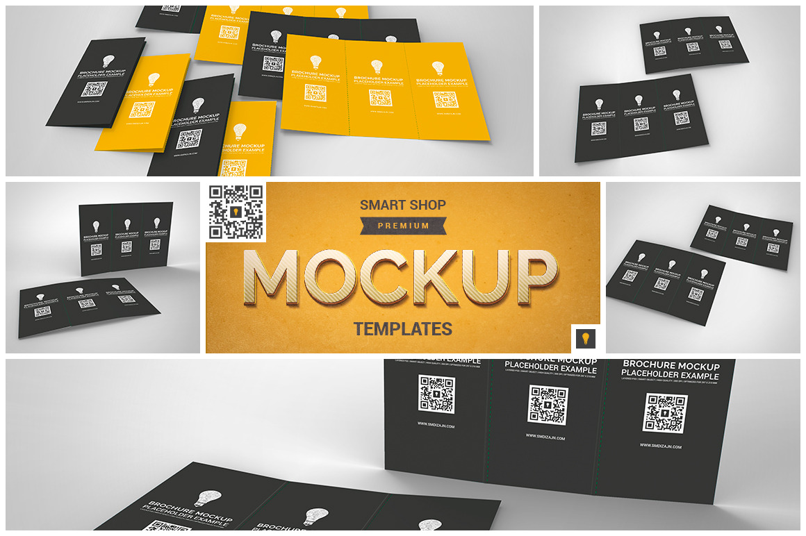 Brochure Trifold Mockup, a Print Template by Shocky Design Studio ...
