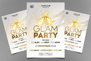 Glam Party - PSD Flyer Template, a Flyer Template by Naim Selmani