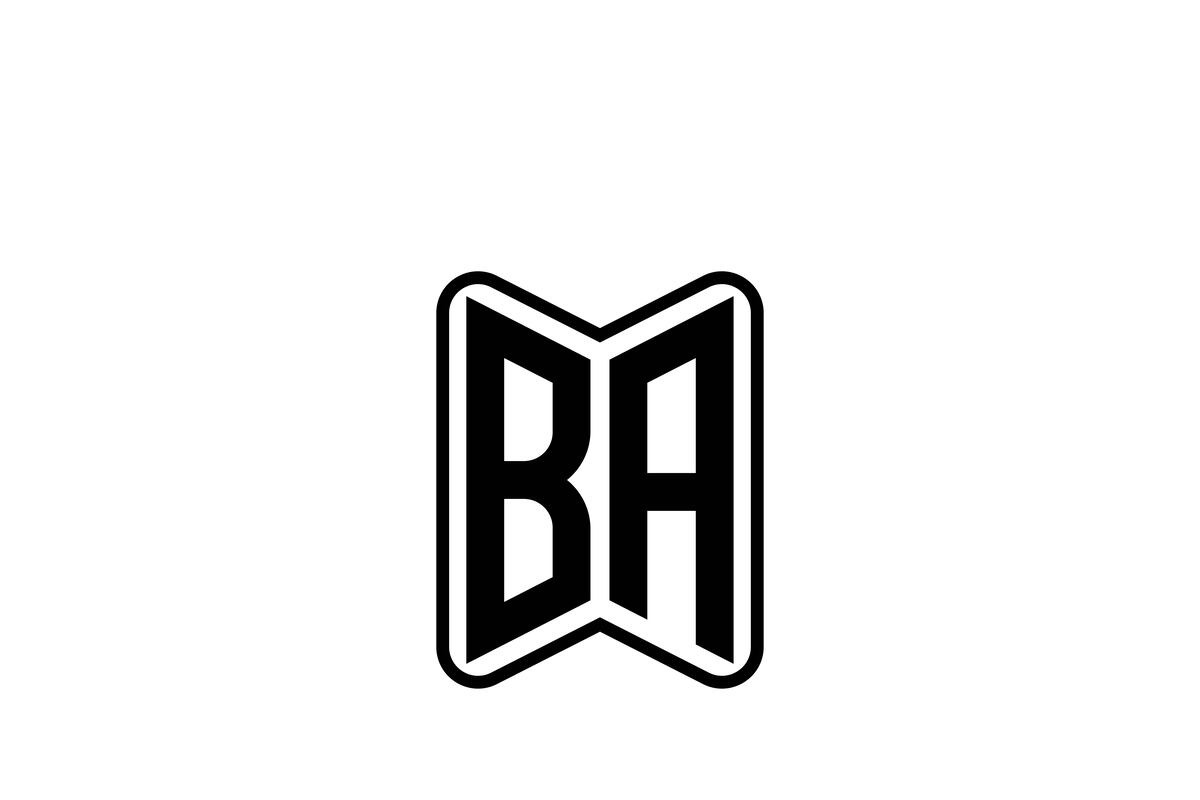 BA logo design, a Branding & Logo Template by xcoolee | Creative Market