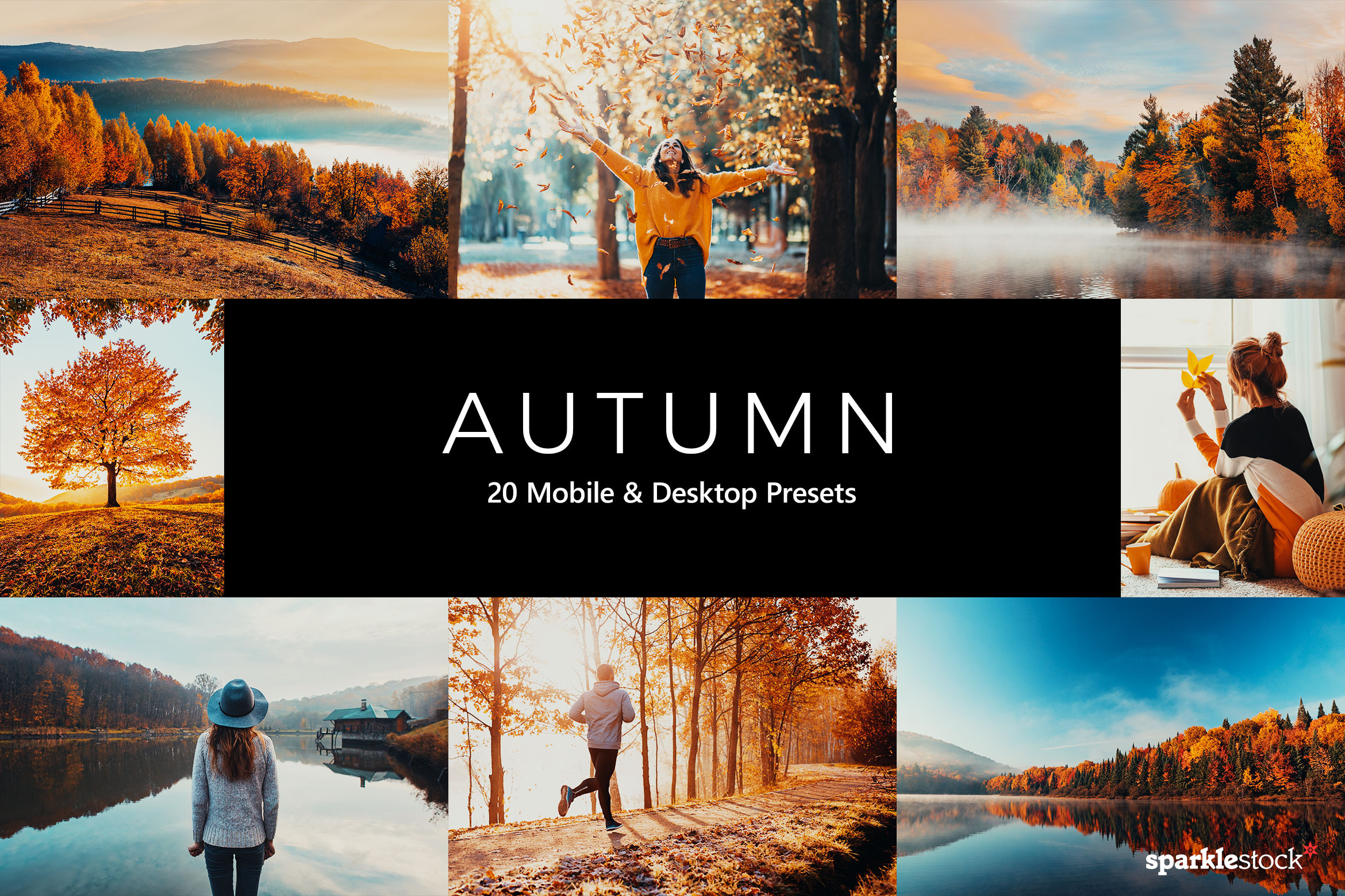 20 Autumn Lightroom Presets & LUTs, a Preset Add-On by SparkleStock