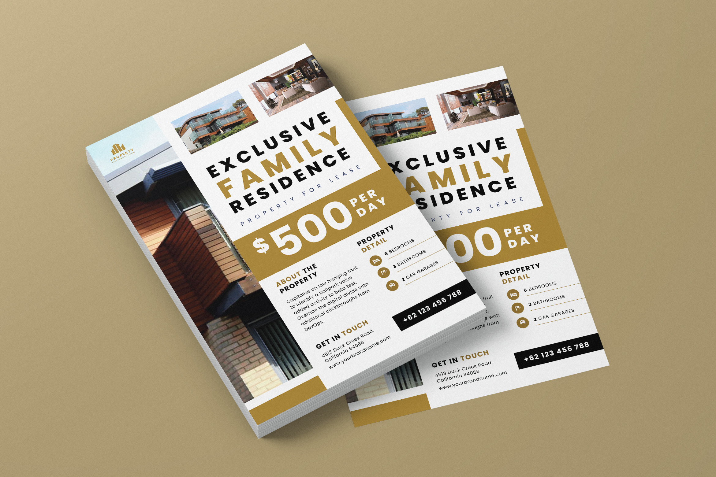 Family Residence AI and PSD Flyer 3 | Flyer Templates ~ Creative Market