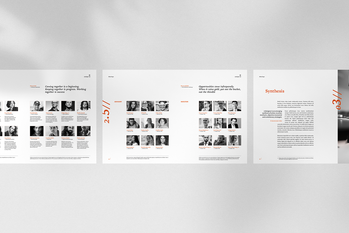 White Paper, a Brochure Template by silukEight | Creative Market