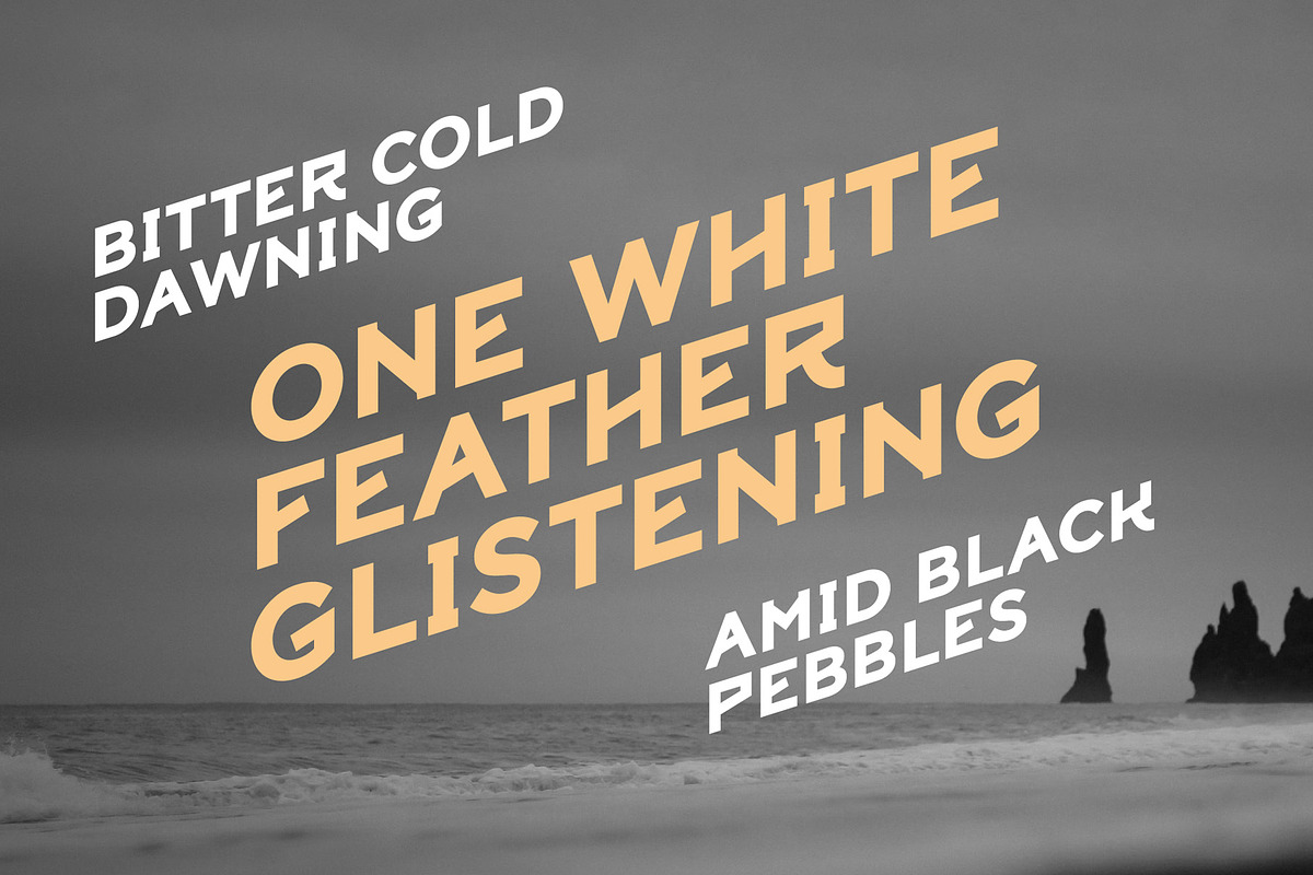 Ryyyki | Angular Sans Serif Font