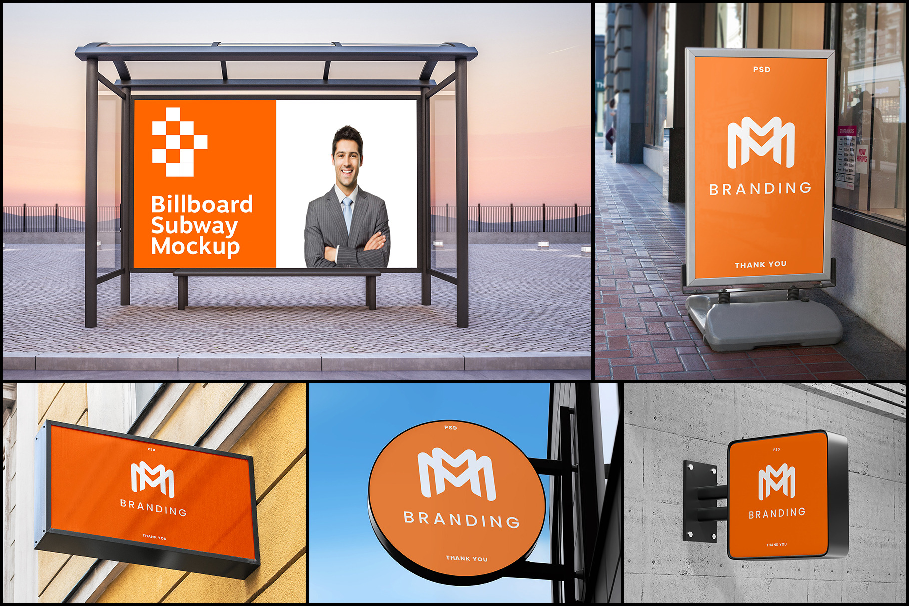 Sign Board Mockup