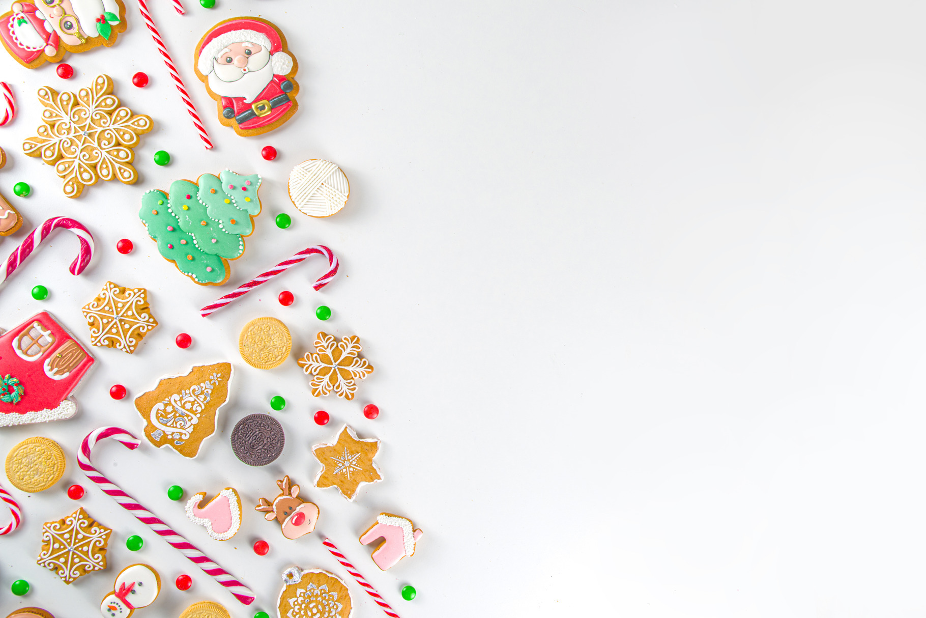 Assorted festive Christmas sweets, a Holiday Photo by Rimma