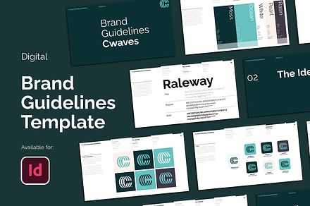 Indesign Brand Guidelines Template | Creative Market