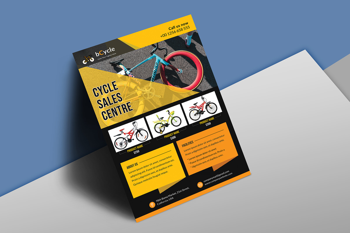Cycle Store Flyer, a Flyer Template by graphicsunday