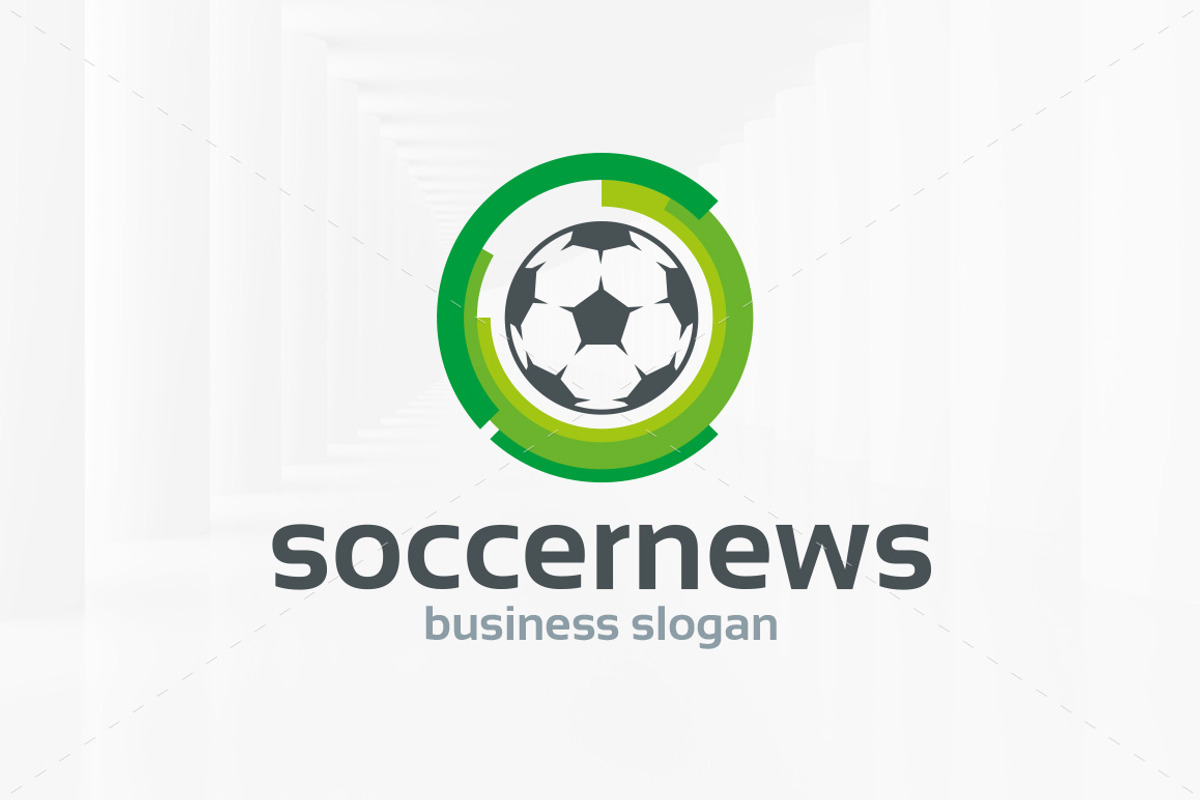 Soccer News Logo Template, a Branding & Logo Template by LOGOMAGINE
