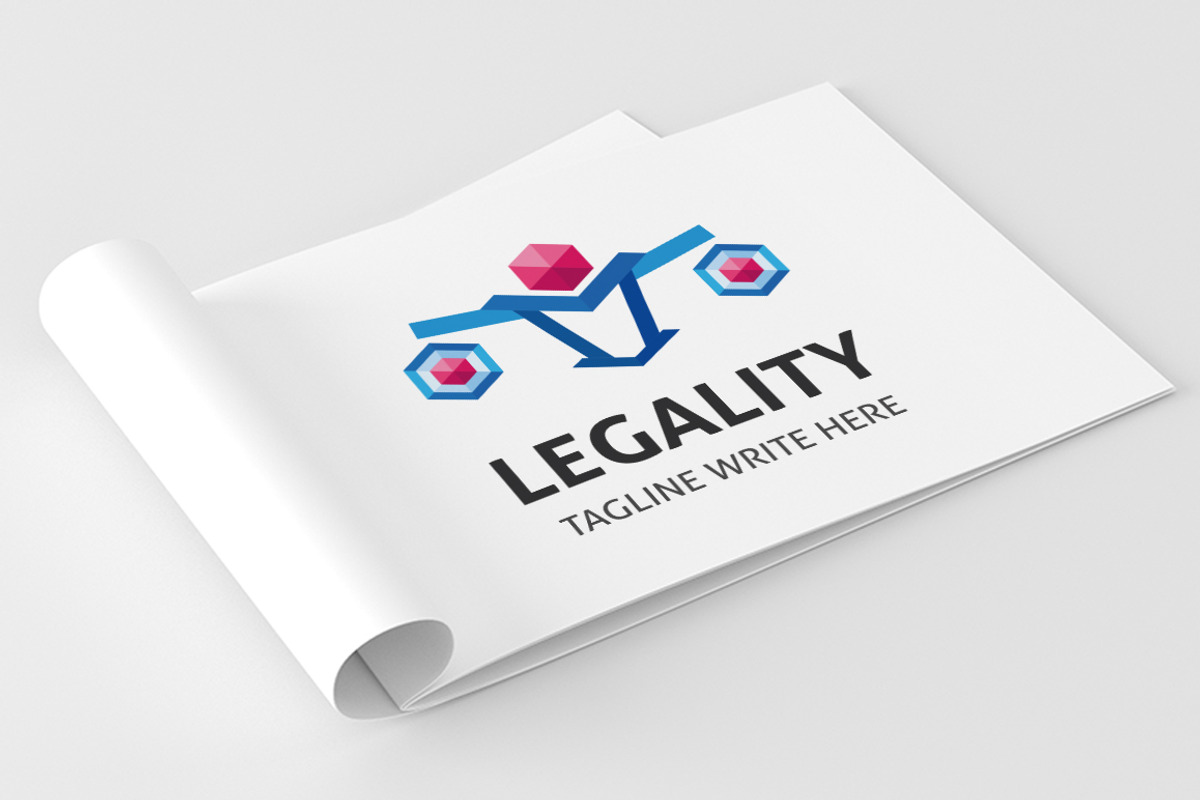 Legality Logo, a Branding & Logo Template by Design_Planet
