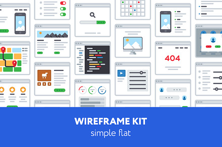 Flowy, a Wireframe Template by Web Donut