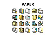 Paper List For Printing Poster Icons, an Industrial Photo by pikepicture