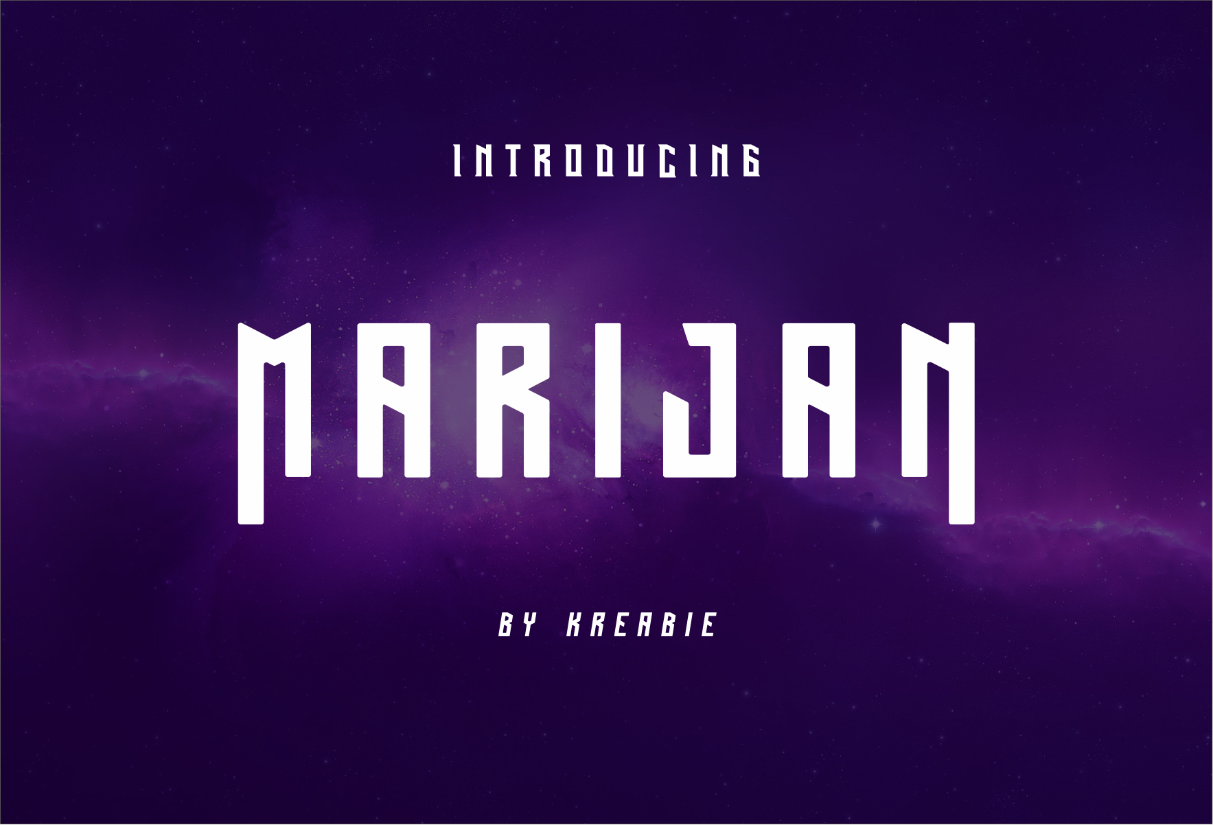 MARIJAN Font, a Symbol Font by Kreabie