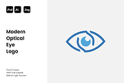 Modern Optical Eye Logo