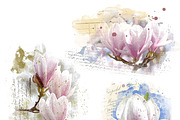 Magnolia Blendable Texture Overlays, a Texture Graphic by ephemoire