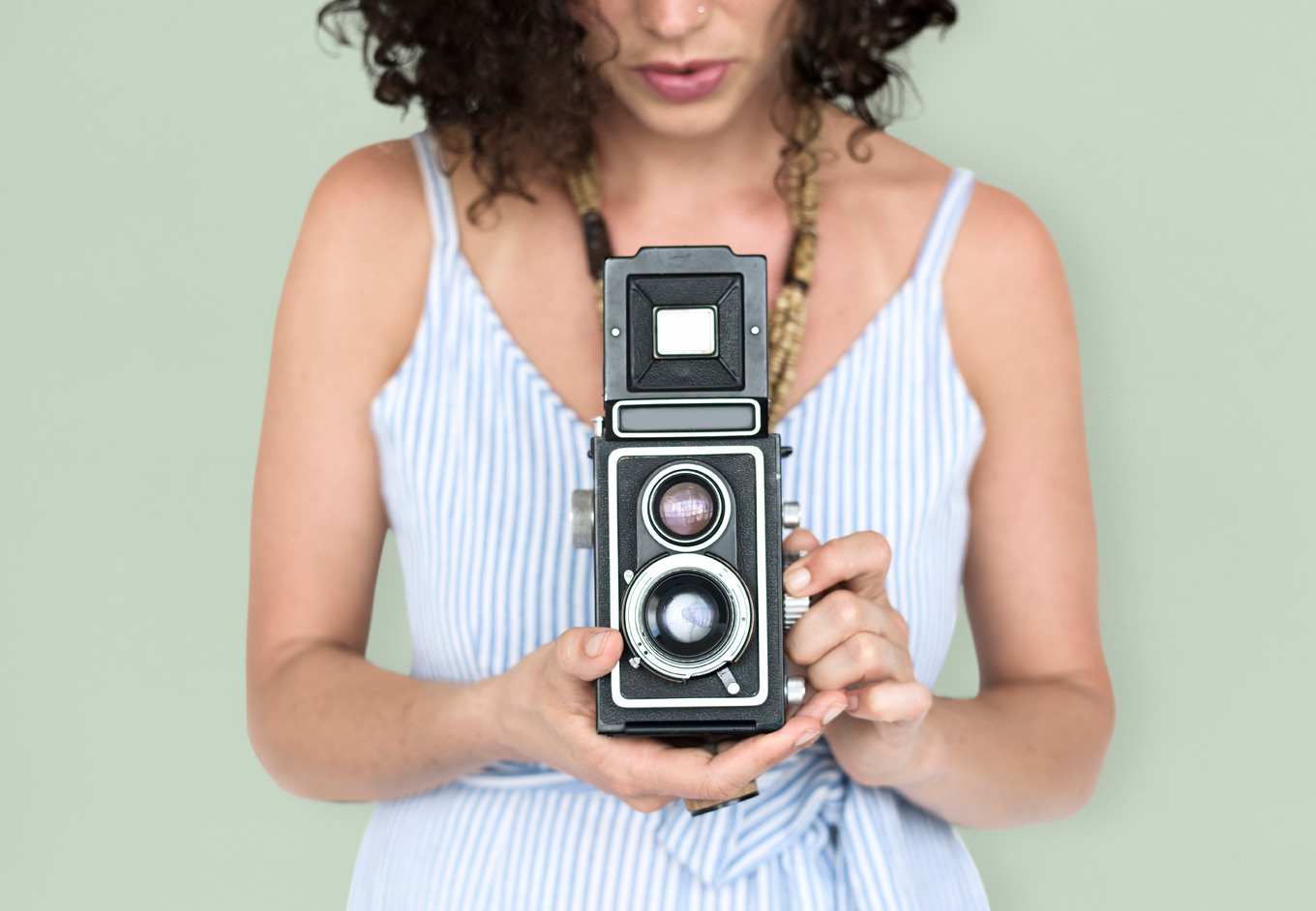 Woman with digital camera, a Person Photo by rawpixel