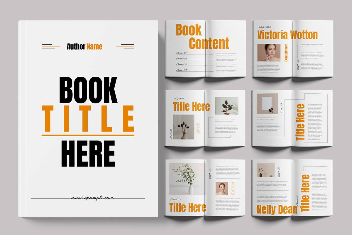 Book Template Layout