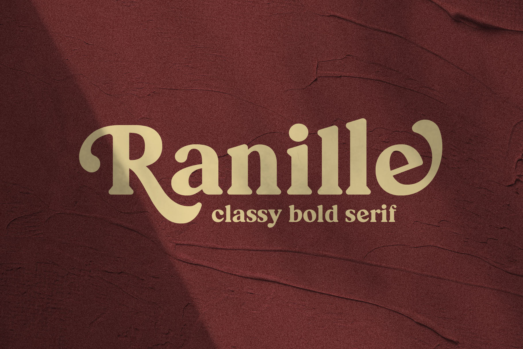 Ranille, a Serif Font by Arterfak Project