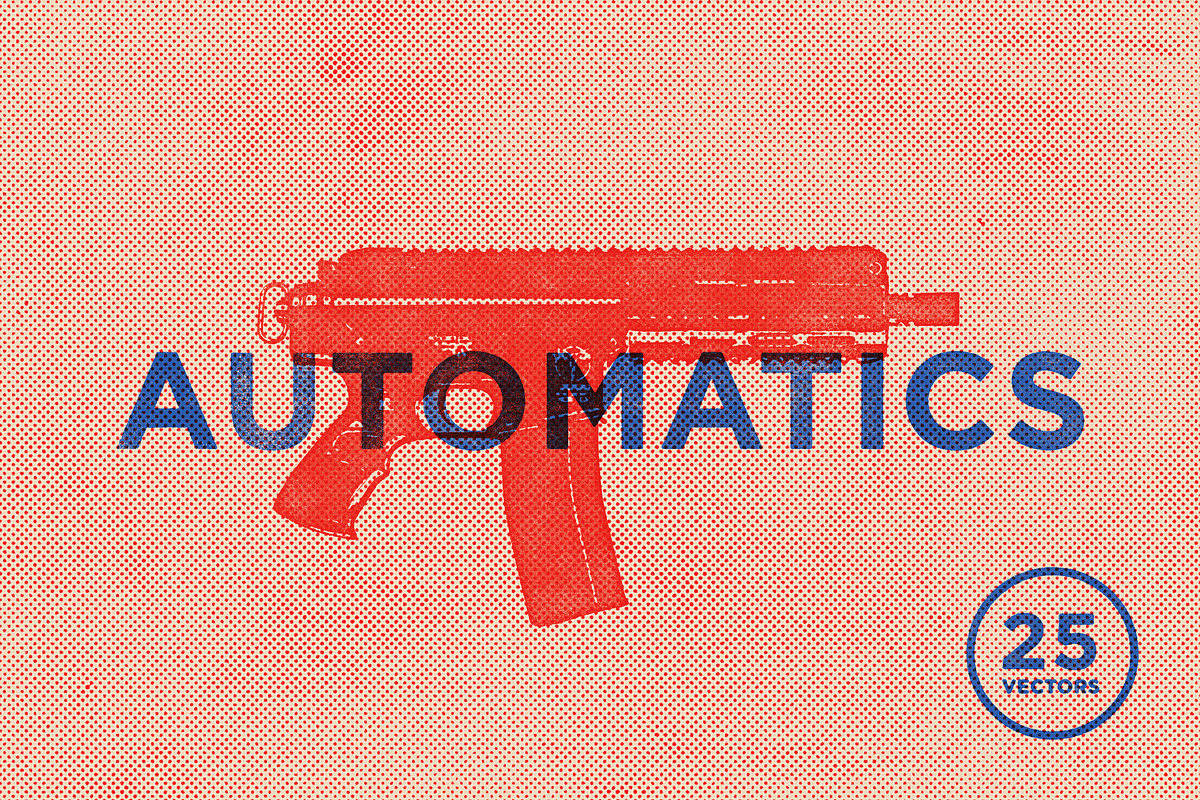 Vector Automatic Guns, an Illustration by RuleByArt