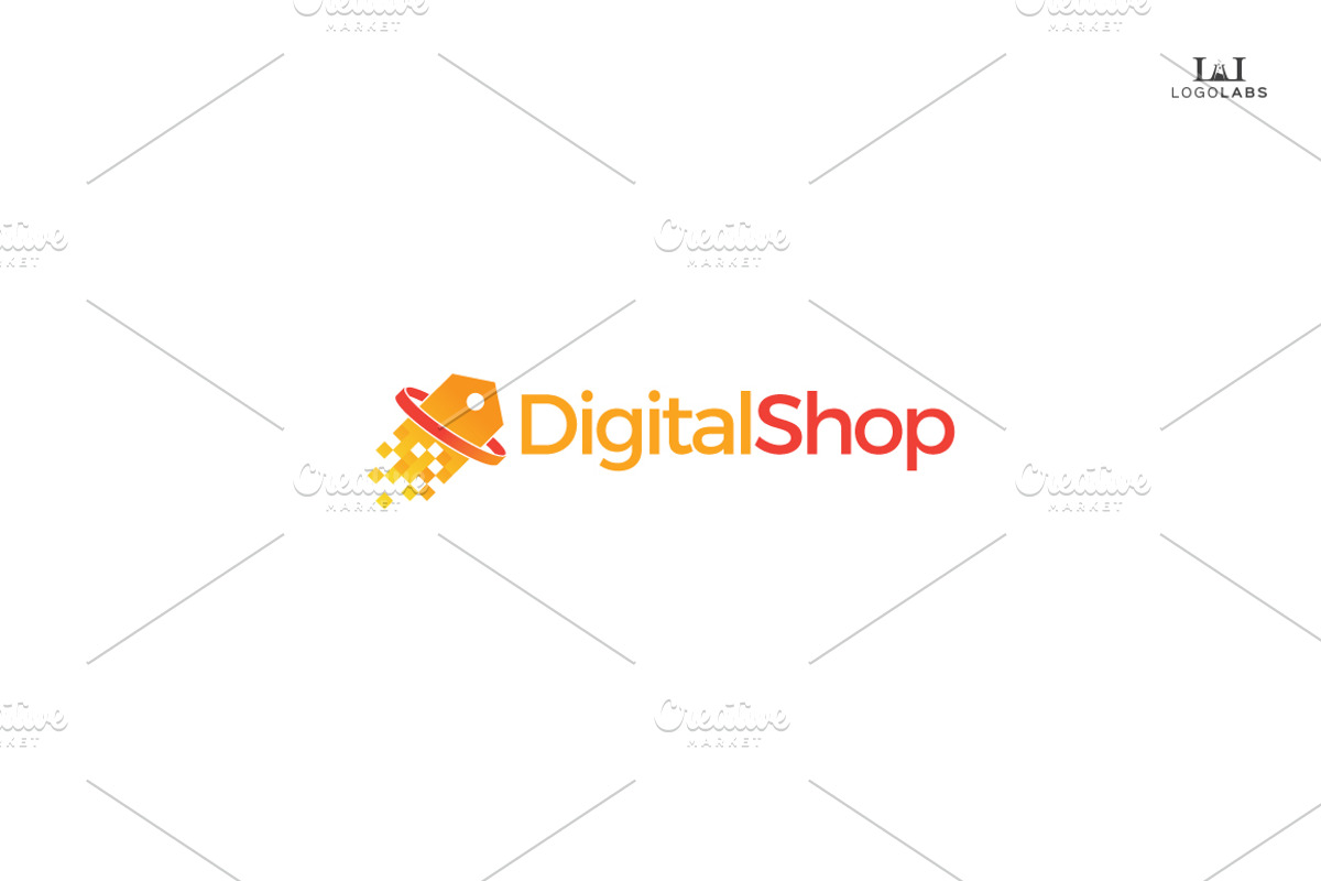 Digital Shop Logo, a Branding & Logo Template by LogoLabs