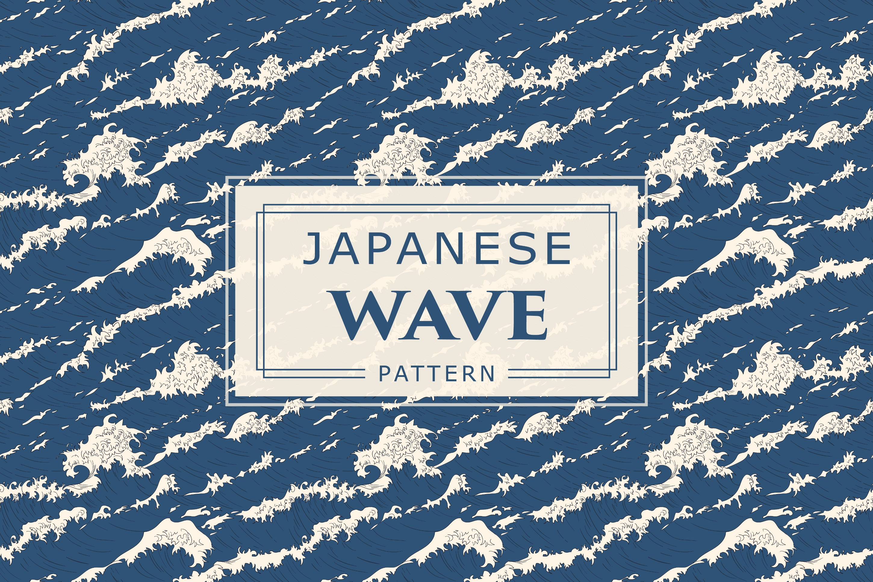 Vector Wave patterns, a Pattern Graphic by Asyndrom