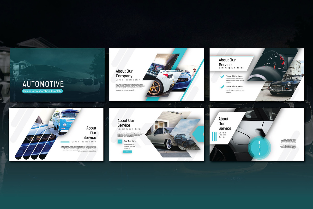 Automotive Powerpoint, a Presentation Template by Spesifikstd
