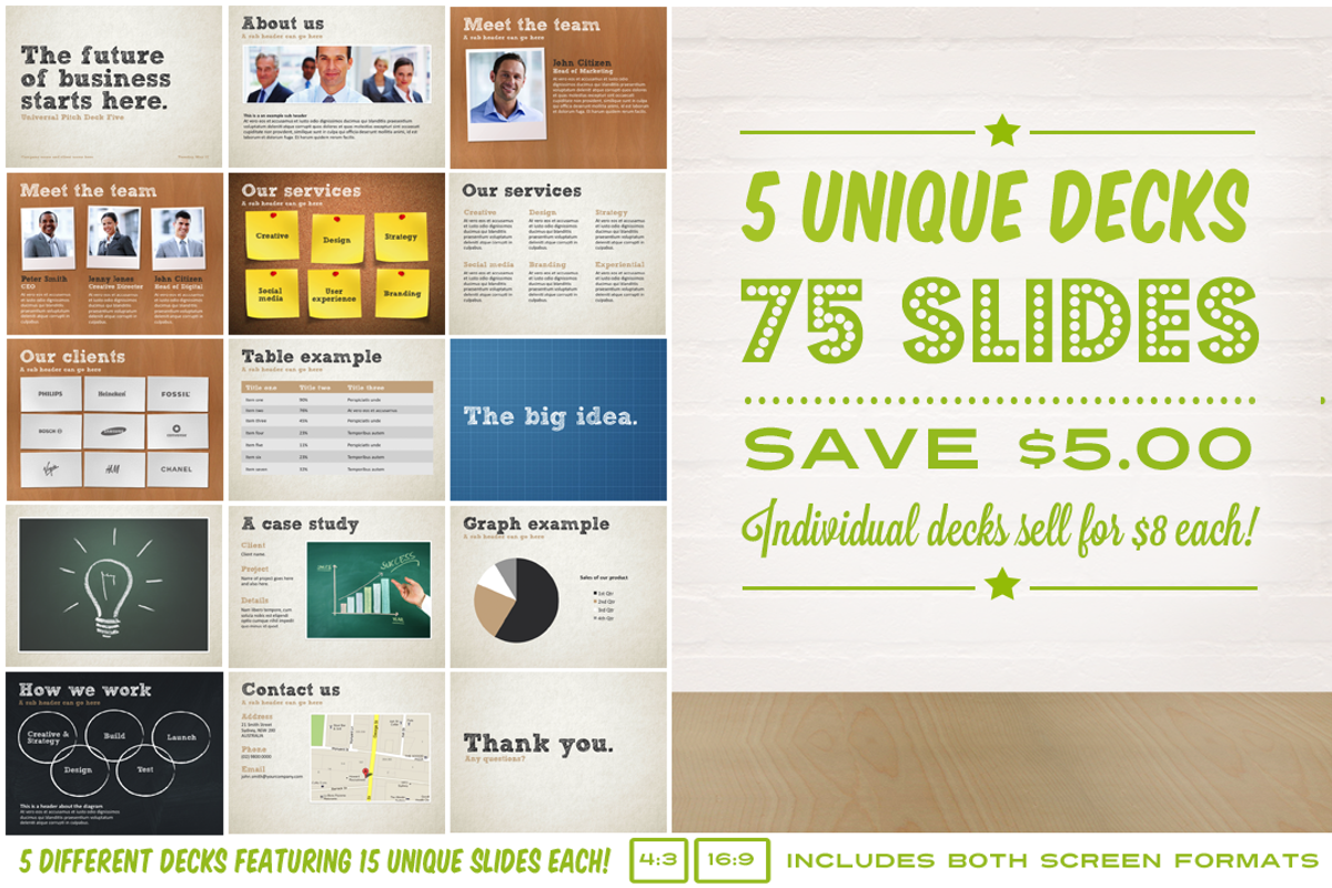 Ultimate PowerPoint Pres Bundle, a Presentation Template by PitchStock