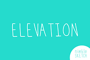Elevation Font, a Sans Serif Font by Jacob deCastro | Creative Market