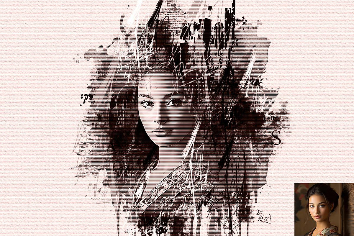 Afro Graff Bold FX Photoshop Action, an Action Add-On by Studio Retouch