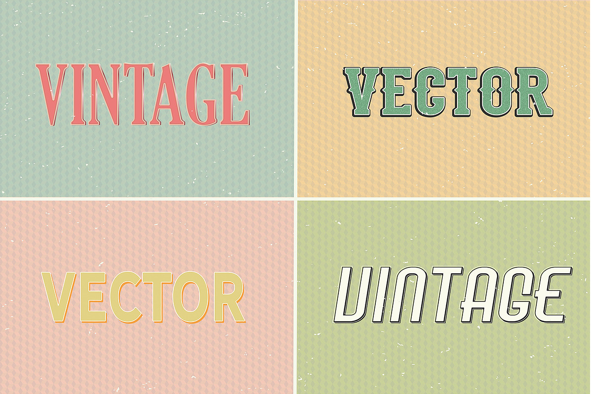 35 Vintage Graphic styles, a Layer Style Add-On by Top Textures