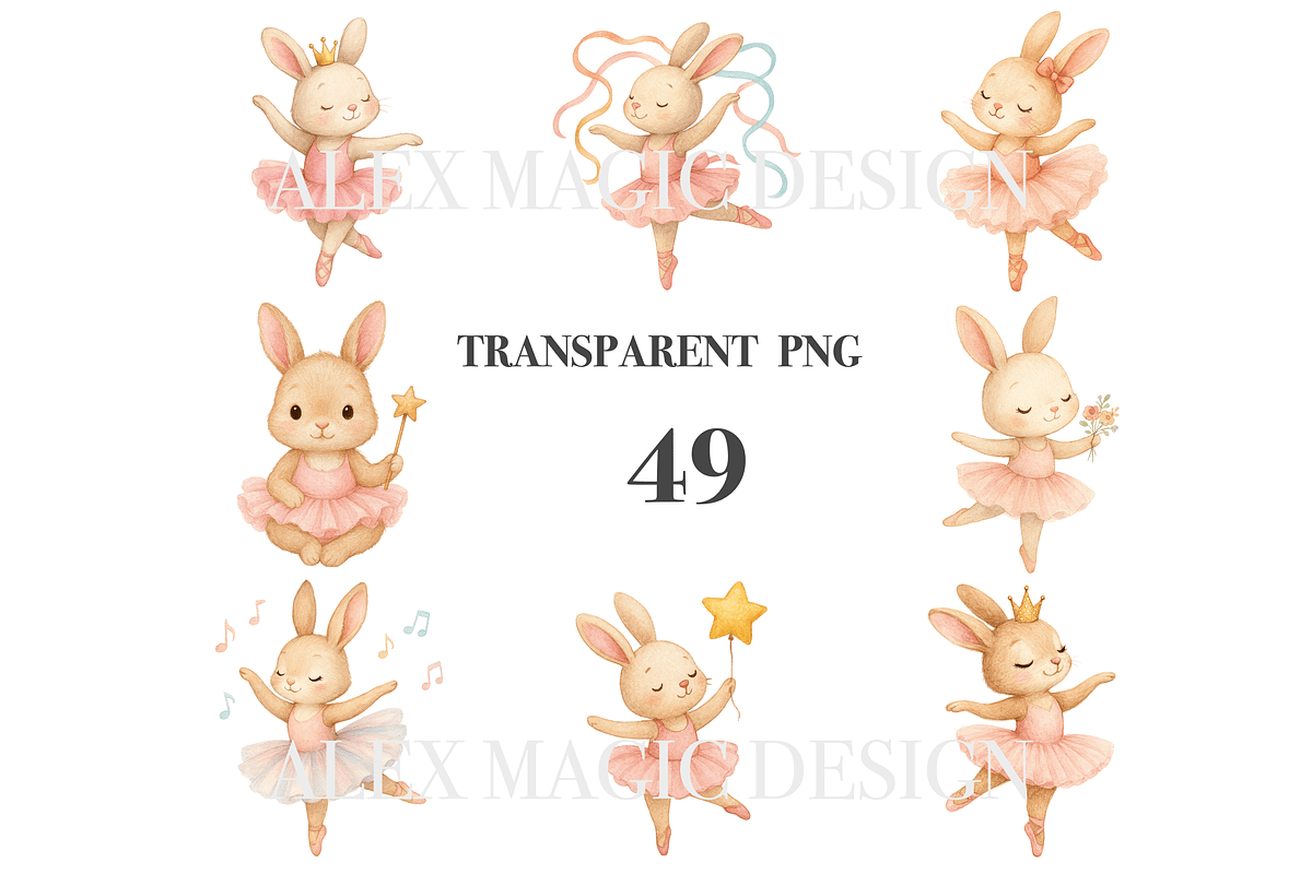 Bunny Clipart Set
