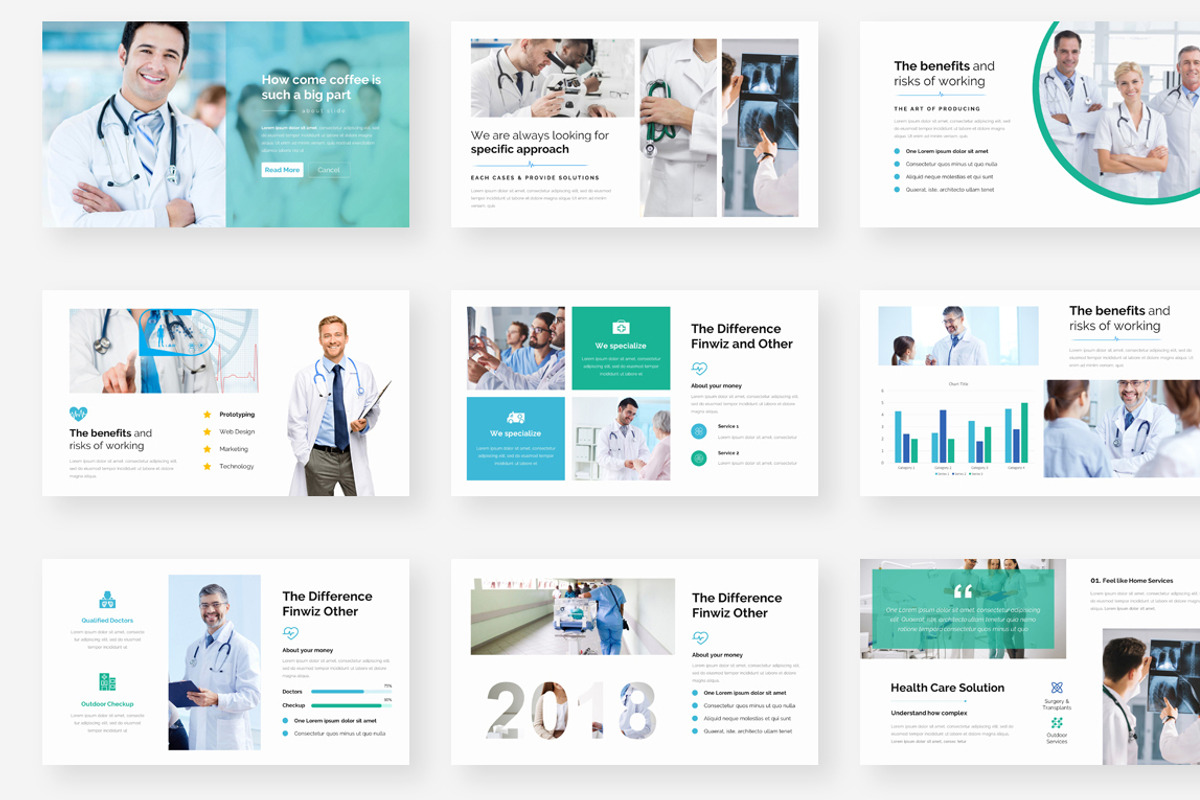 Medical Clinic Doctor Powerpoint, a Presentation Template by One ...