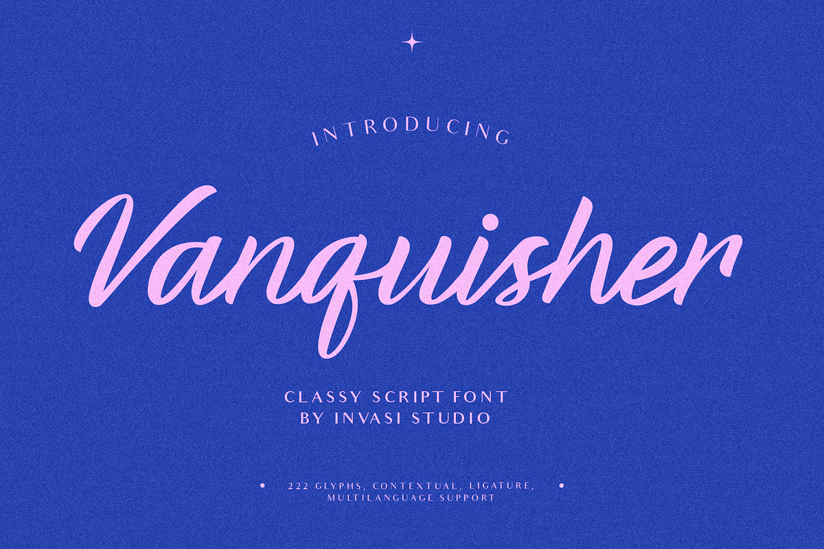 Vanquisher - Classic Script Font
