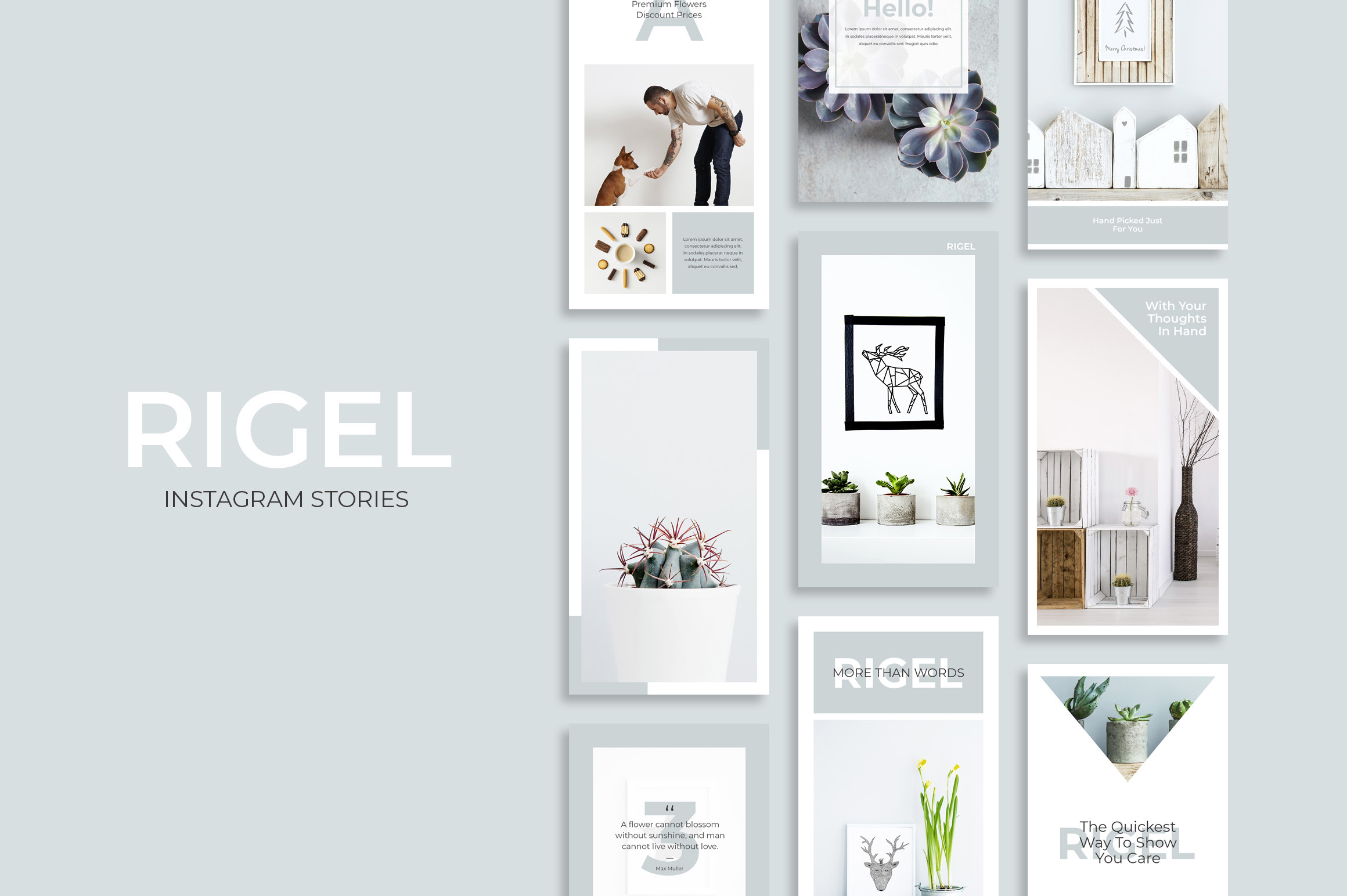 Rigel Instagram Stories, a Social Media Template by SlideStation