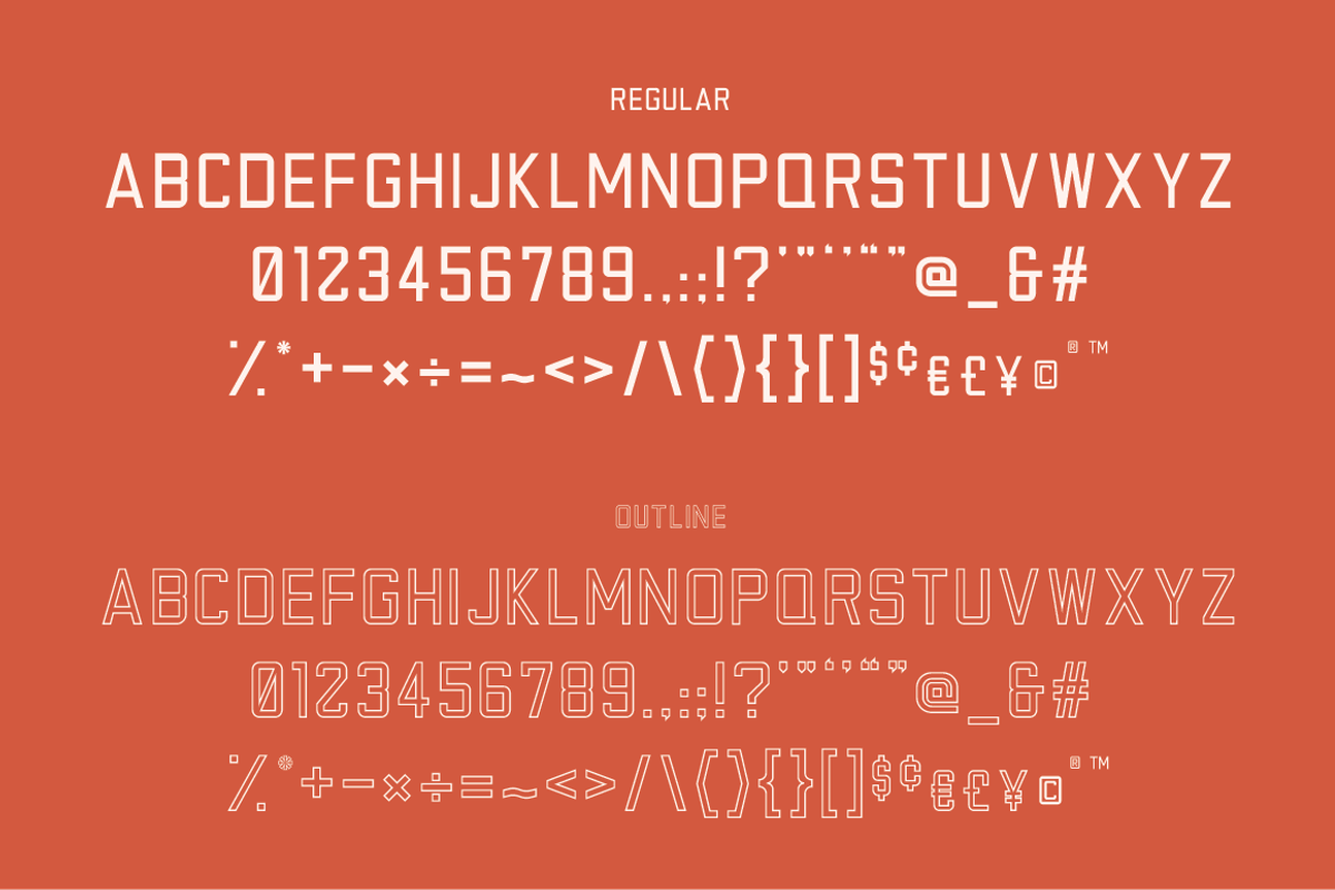 Factory Floor Font - Two Styles, a Sans Serif Font by McWhorter ...