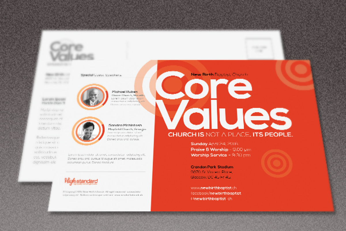 Core Church Flyer Template, a Flyer Template by loswl