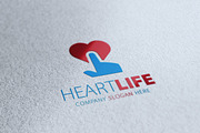 Heart Life Logo, a Branding & Logo Template by Creative Dezing