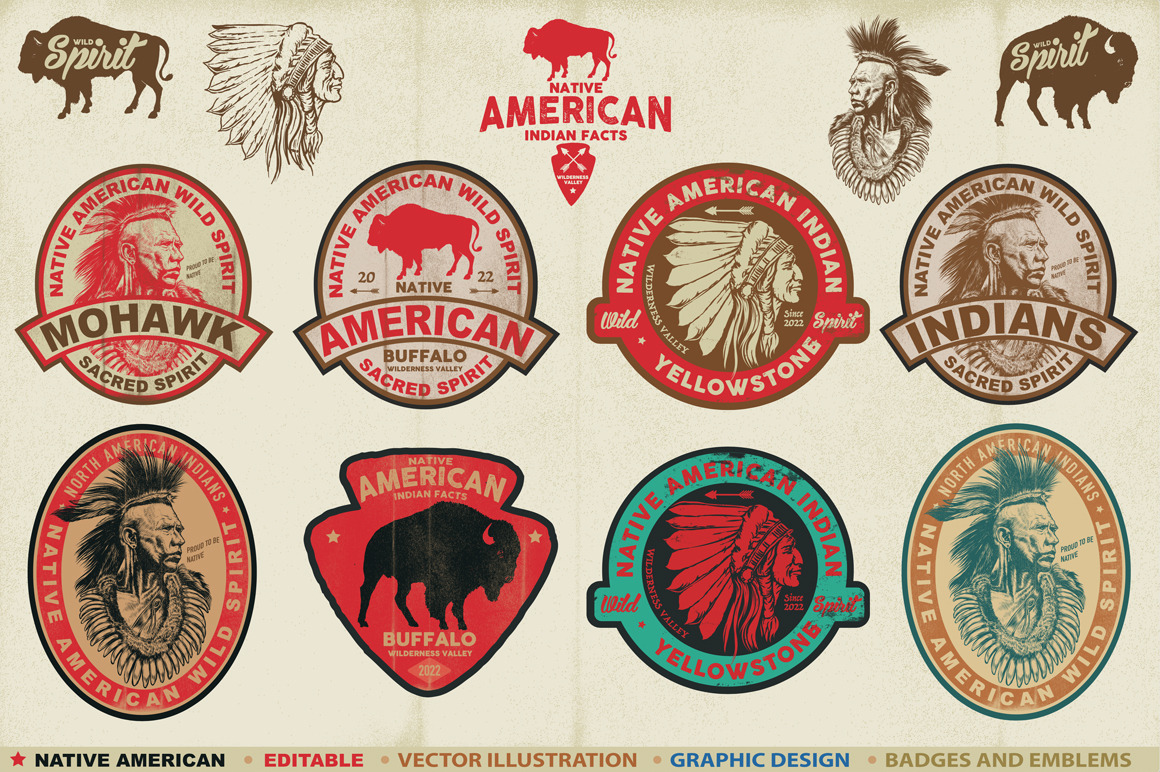 NATIVE AMERICAN | Creative Market