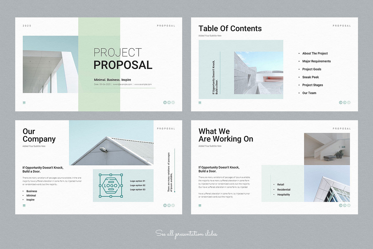Project Proposal Presentation Design, a Presentation Template by ...