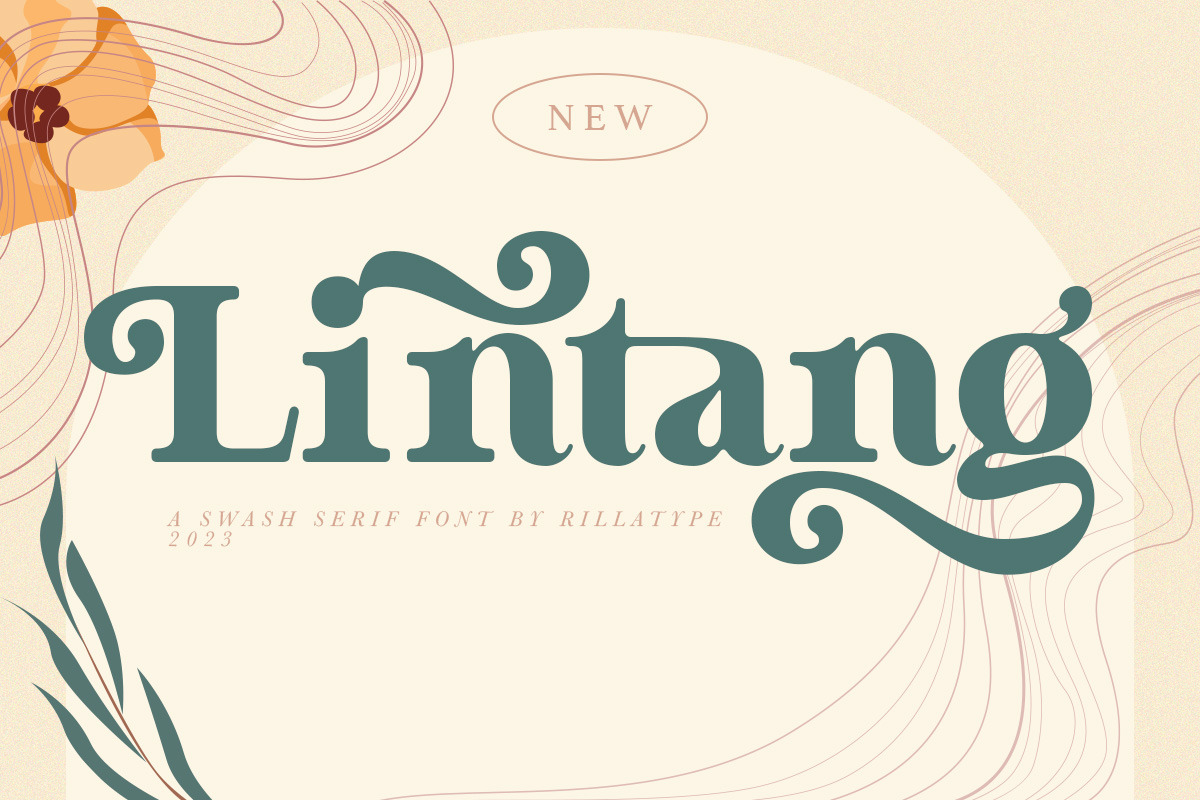 Lintang Serif, a Serif Font by Rillatype