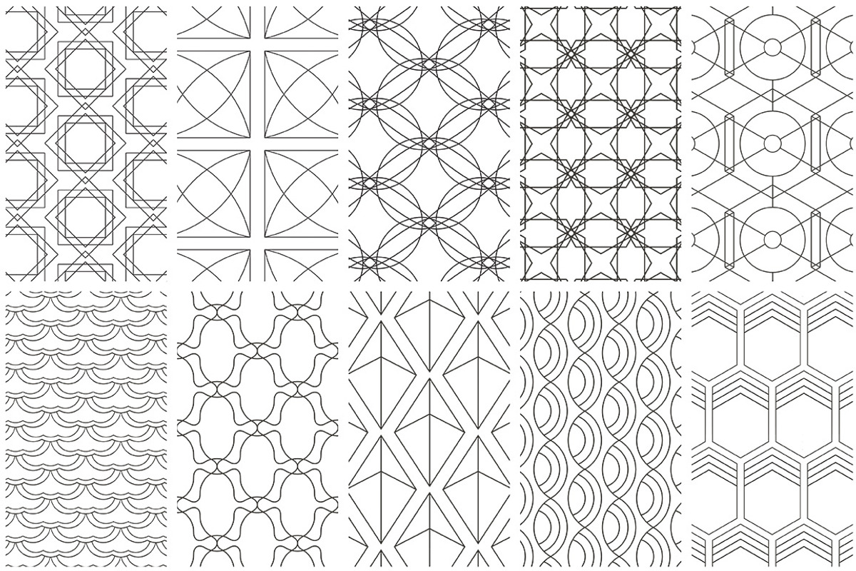 Feminine Elegant Patterns, a Pattern Graphic by Youandigraphics