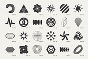 120 Abstract Geometric Shapes. Part1, a Graphic by Vanzyst