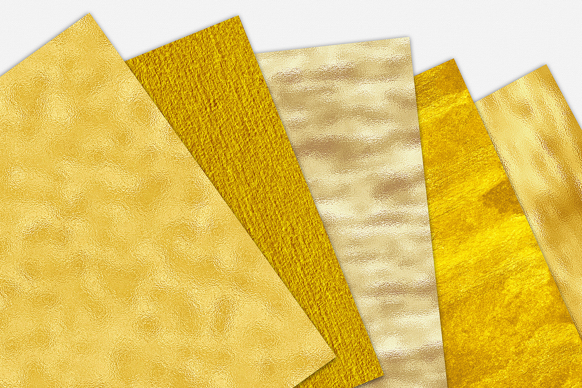 Gold Foil & Glitter Textures