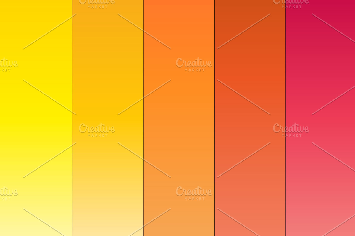 Bright Color Gradient Vector Backgrounds
