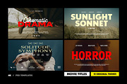 Movie Titles Collection, a Templates & Theme by Pixelbuddha