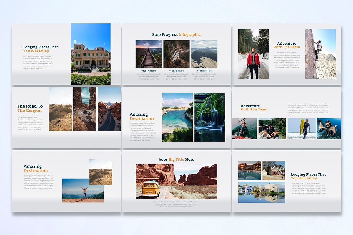 Journey - Powerpoint Template, a Presentation Template by UnicodeID